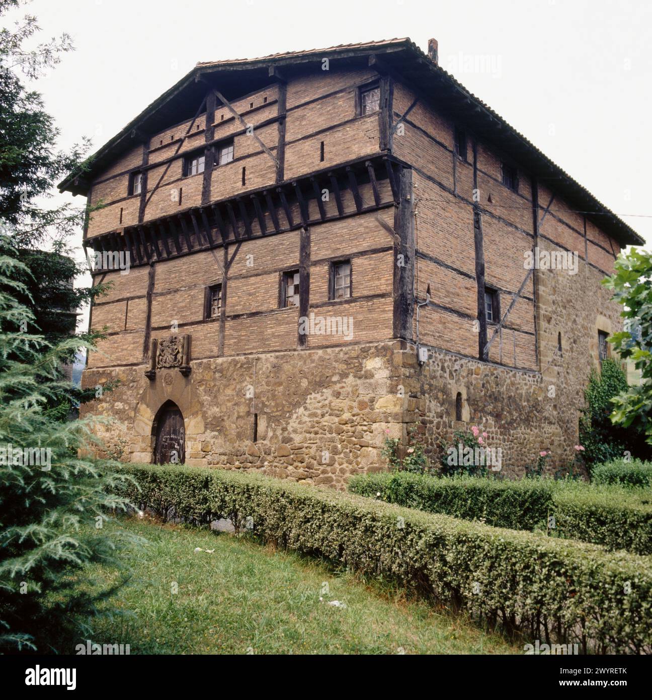 Casa Jauregui, birth house of Miguel López de Legazpi. Zumarraga ...