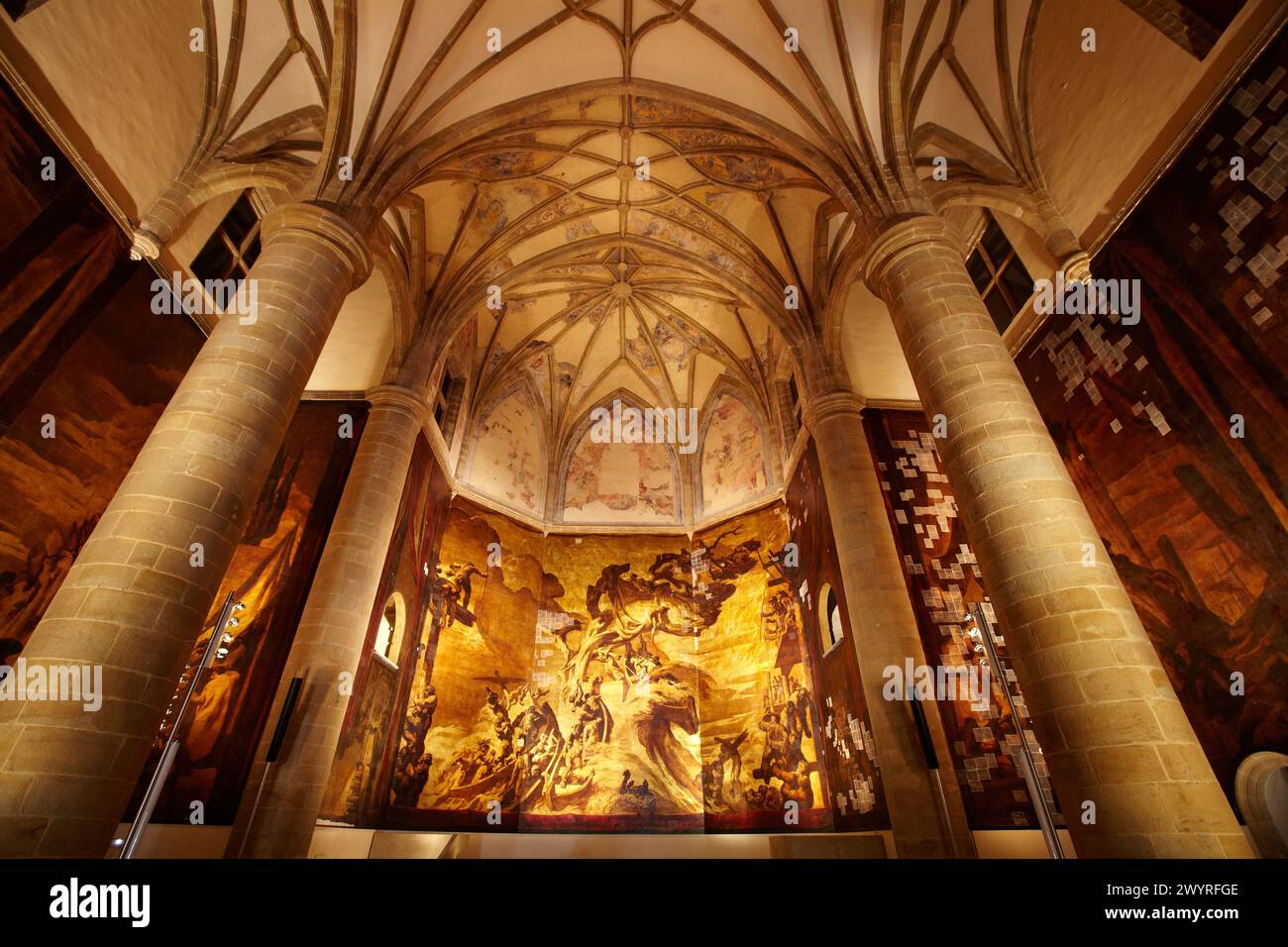 Paintings by Josep Maria Sert in the church of former Dominican convent ...