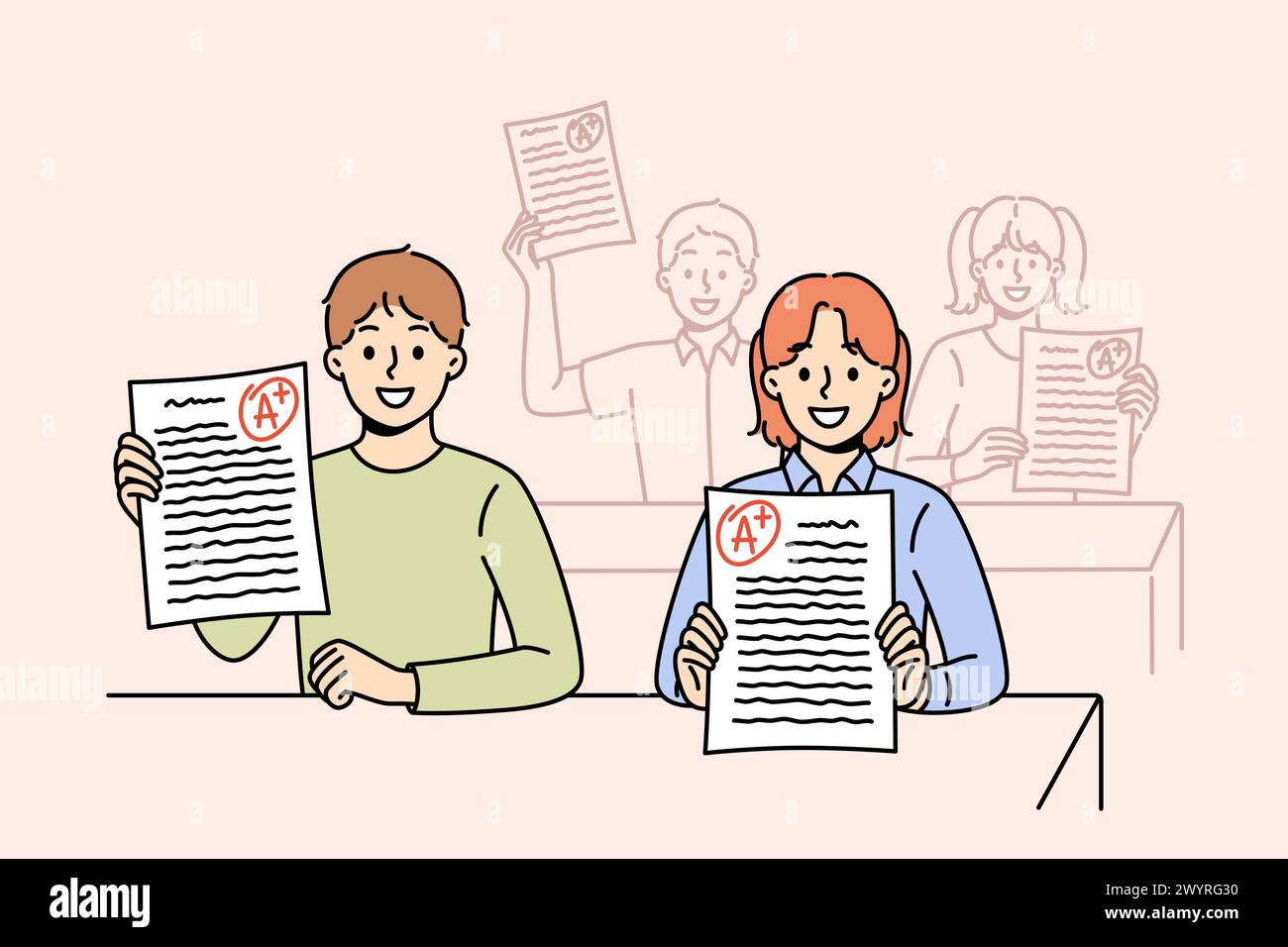 Animated Teacher Grading