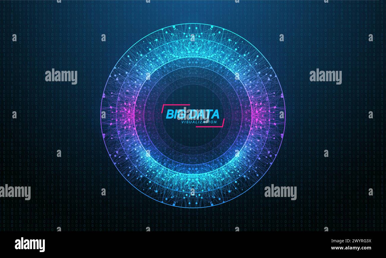 Big Data Visualization Logo Template concept. Ideas Design Element For ...