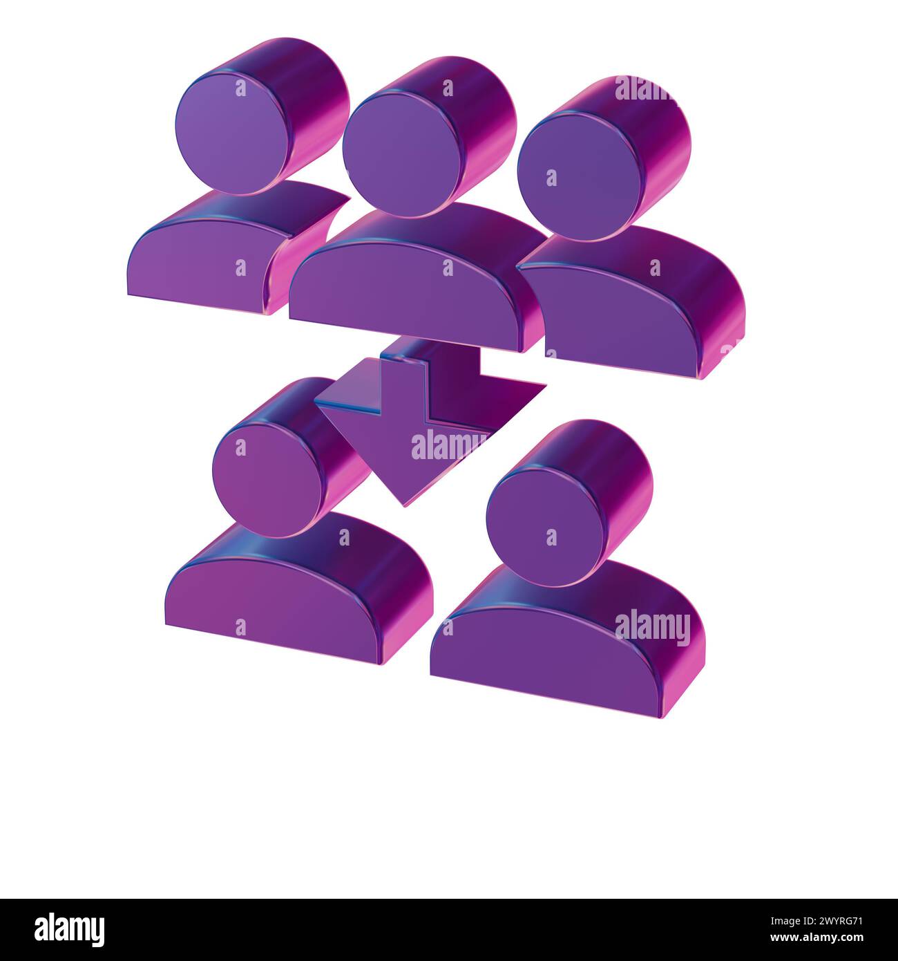 Beautiful abstract illustrations Blue Reduce Capacity symbol icons ...