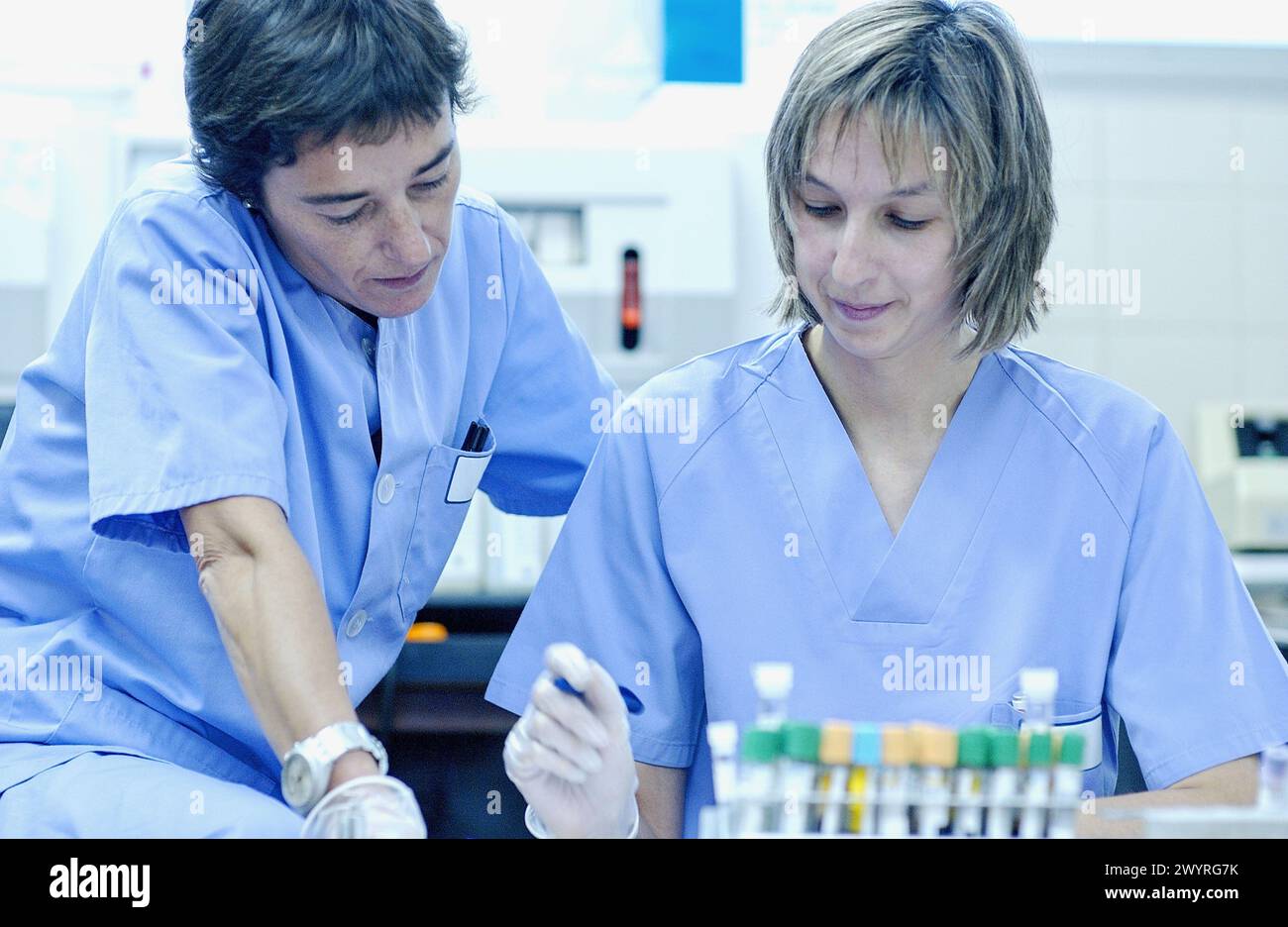 Laboratory of hospital Stock Photo - Alamy