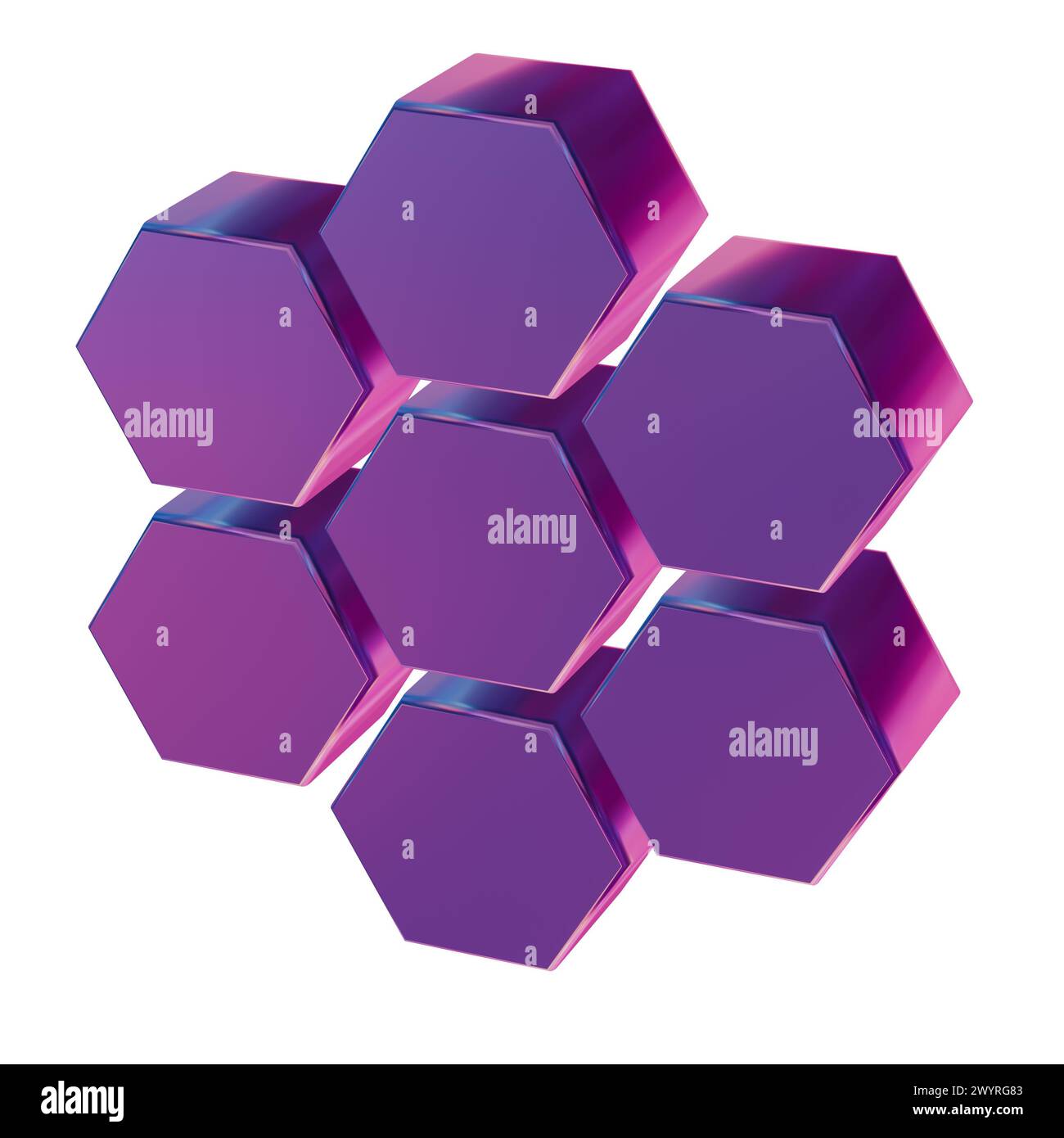 Beautiful abstract illustrations Blue Hive symbol icons Stock Photo - Alamy