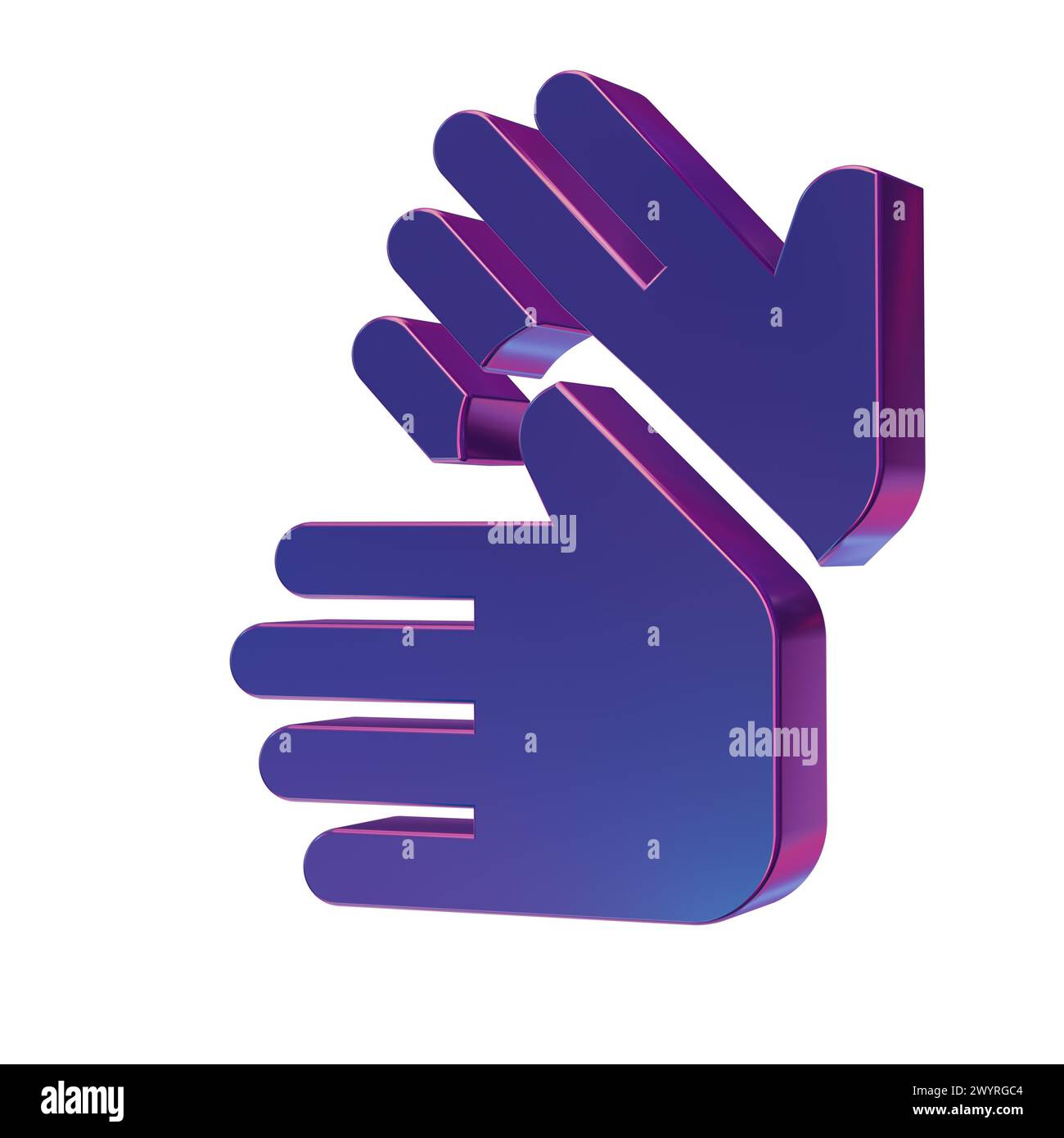 Beautiful abstract illustrations Blue Sign Language symbol icons Stock ...
