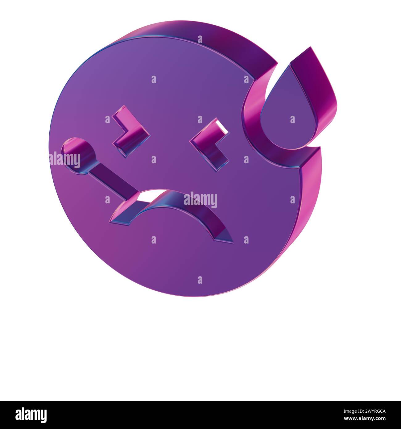 Beautiful abstract illustrations Blue Sick symbol icons Stock Photo - Alamy