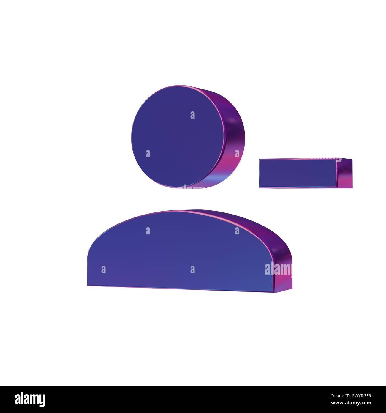 Beautiful abstract illustrations Blue Person Remove symbol icons Stock ...