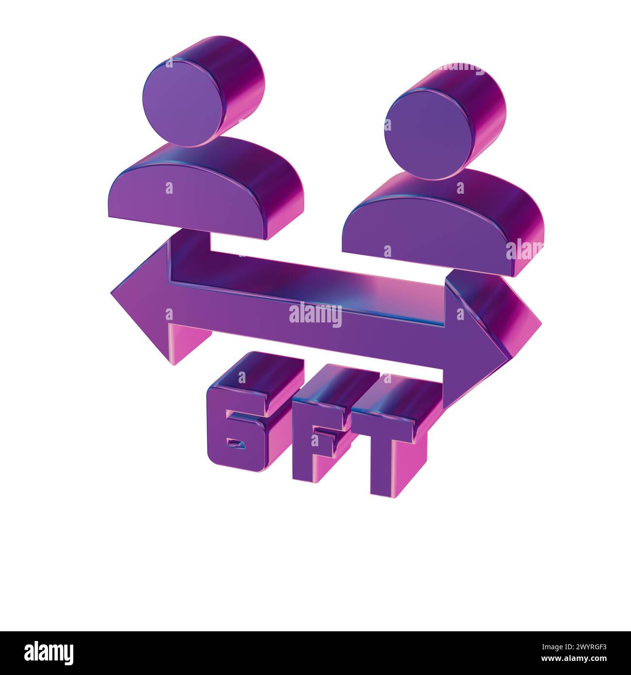 6 ft apart Cut Out Stock Images & Pictures - Alamy