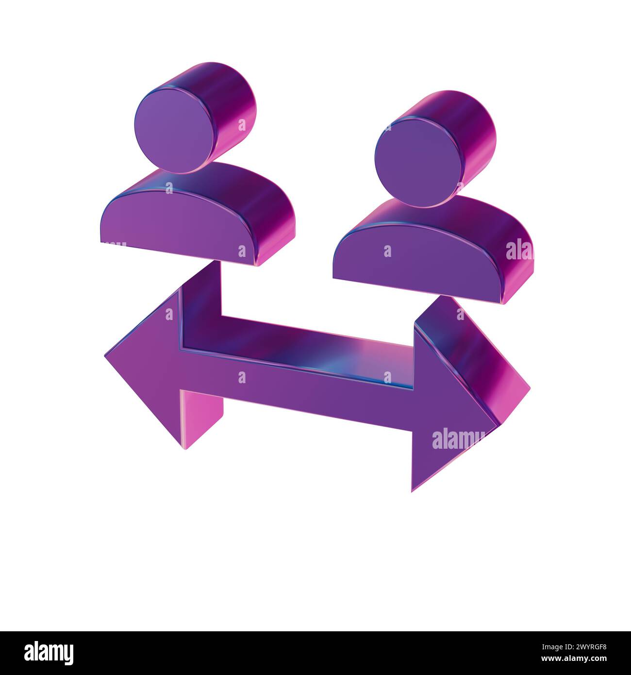 Beautiful abstract illustrations Blue Social Distance symbol icons ...