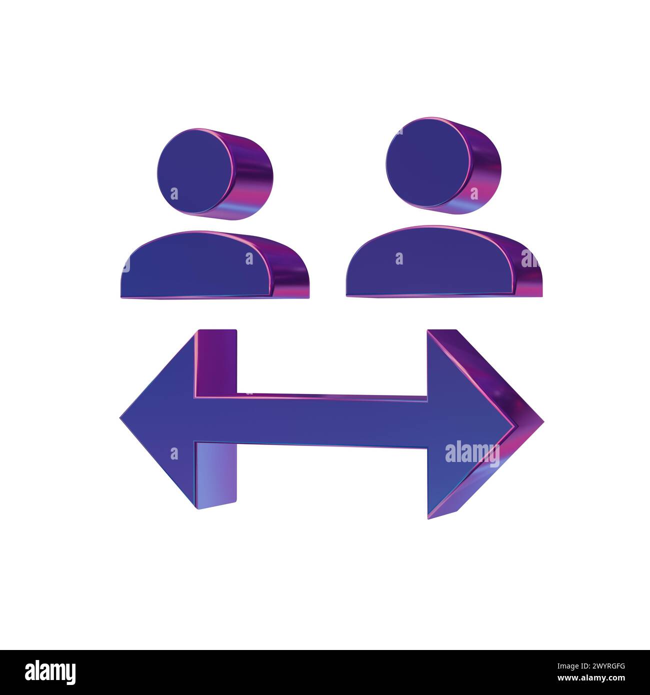 Beautiful abstract illustrations Blue Social Distance symbol icons ...