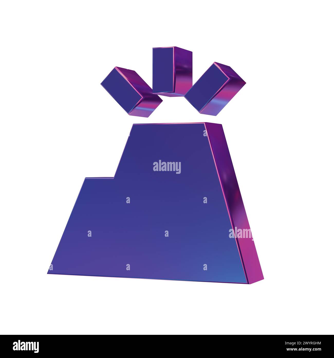 Beautiful abstract illustrations Blue Volcano symbol icons Stock Photo ...