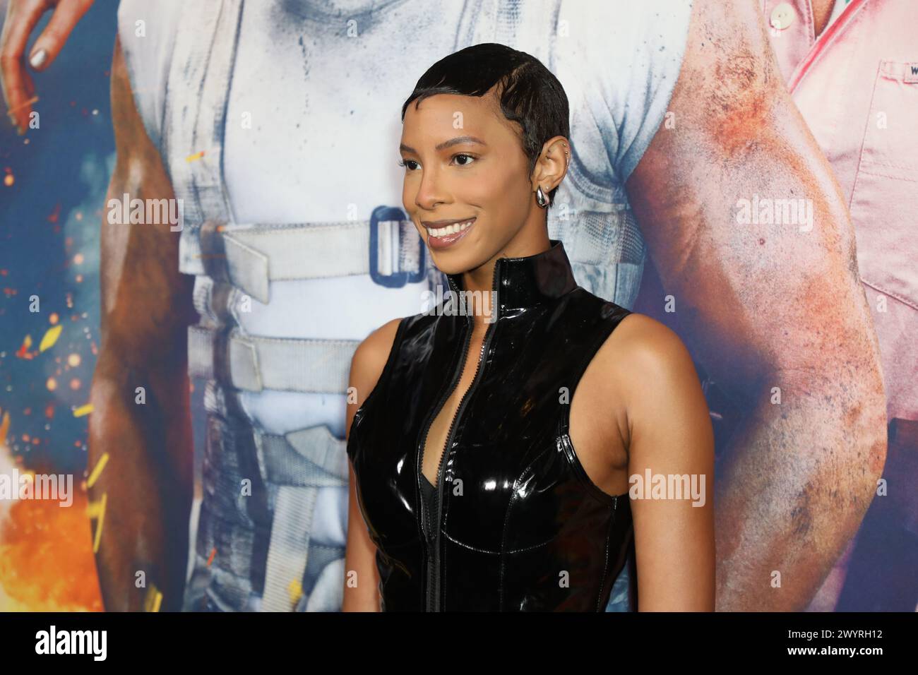 Sydney, Australia. 8th April 2024. Kasmere Trice Stanfield arrives on ...