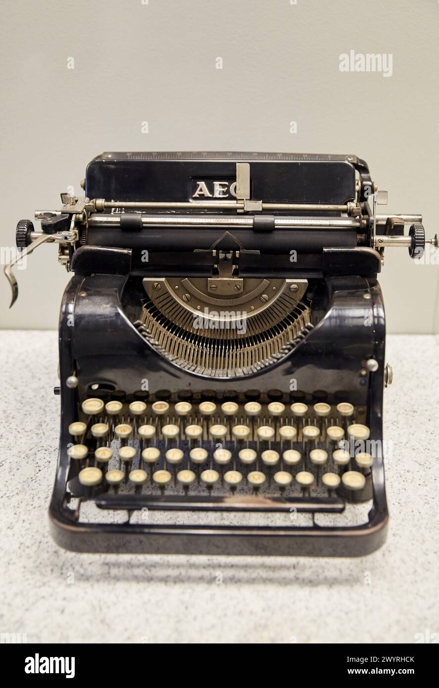 Typewriter AEG, Deutsches Historisches Museum, Berlin, Germany Stock ...