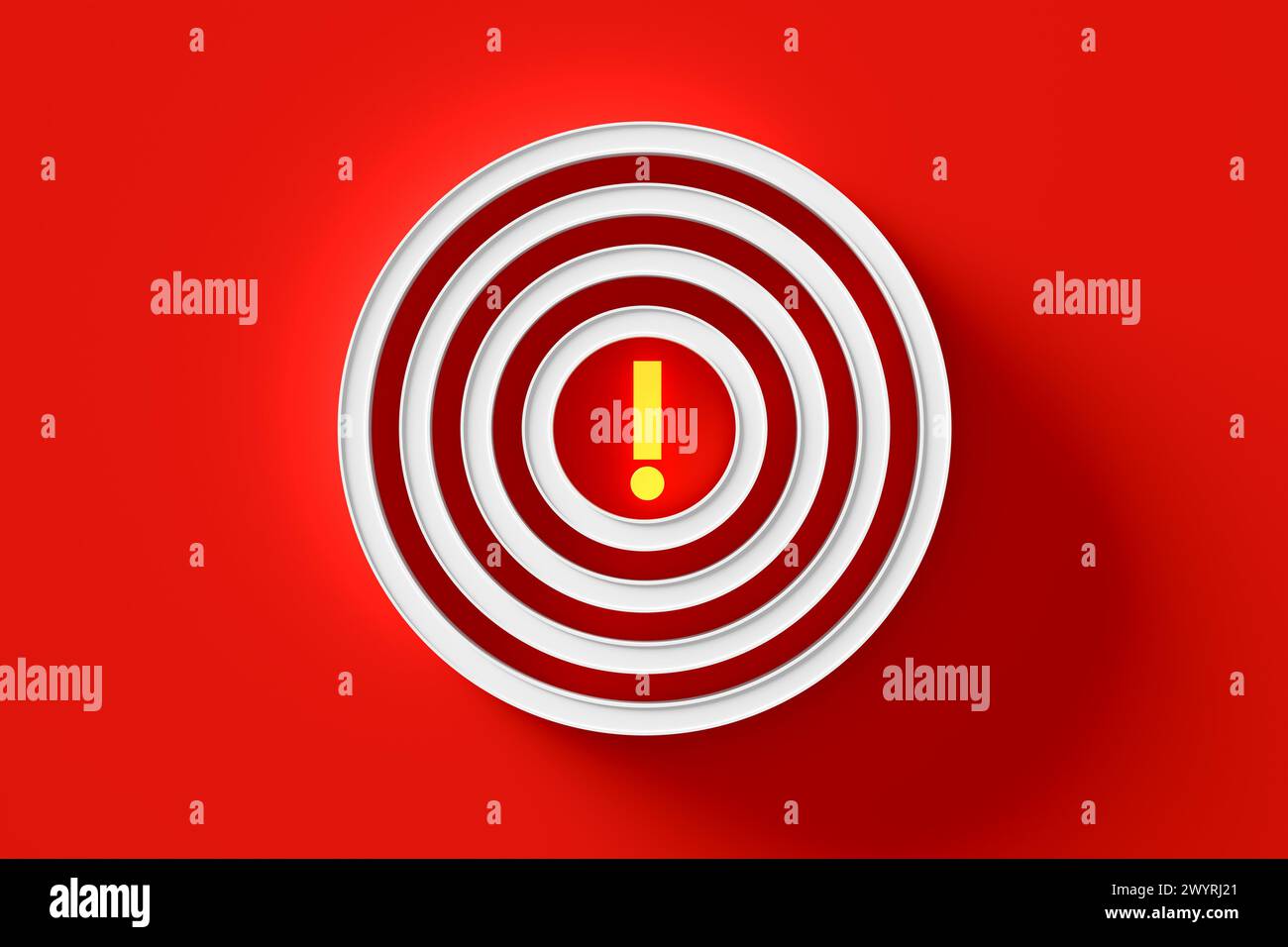 Risk, warning, danger, problem and important notice concepts ...