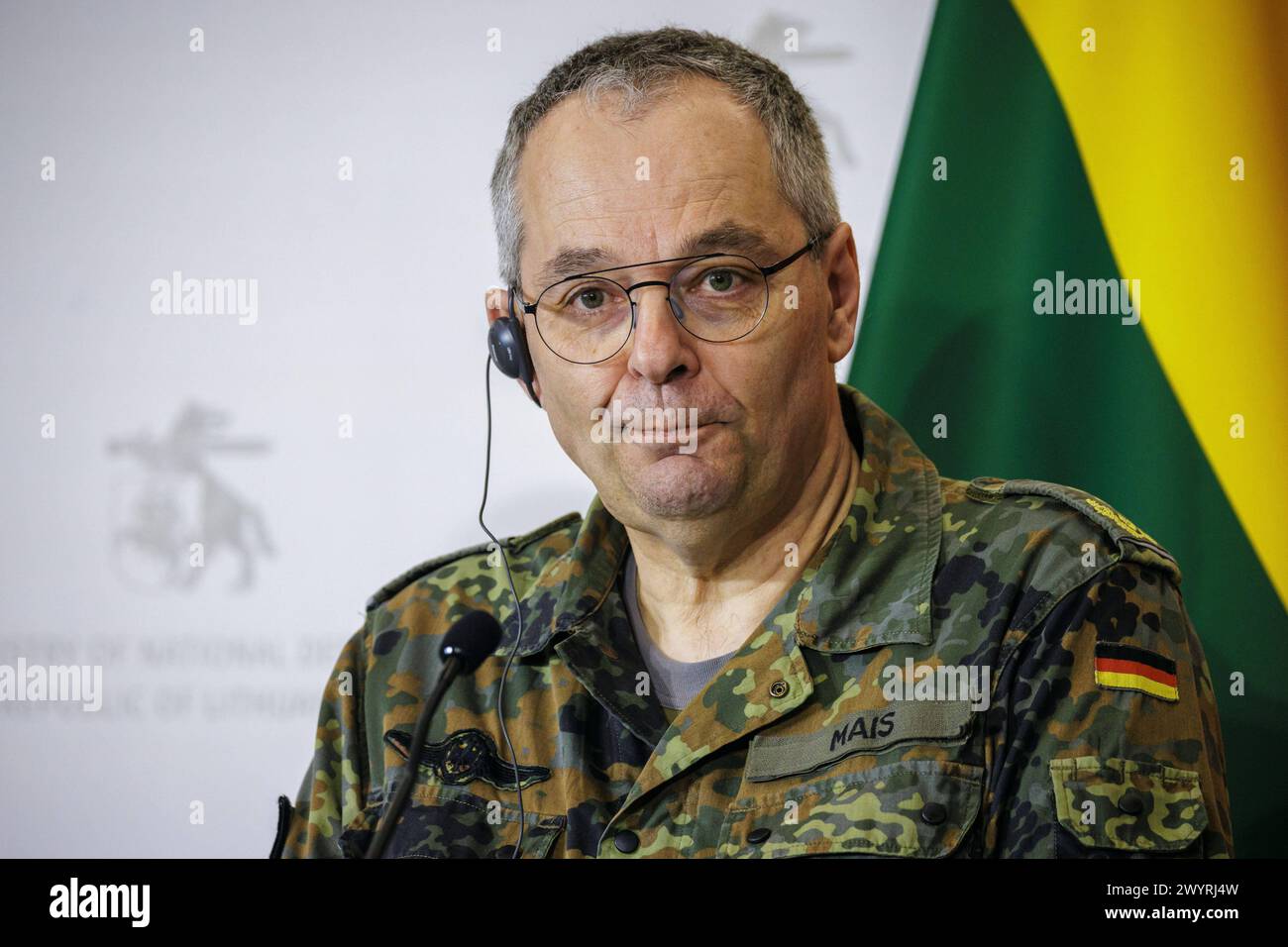 Der Inspekteur des Heeres, Generalleutnant Alfons Mais. Berlin, 08.04. ...