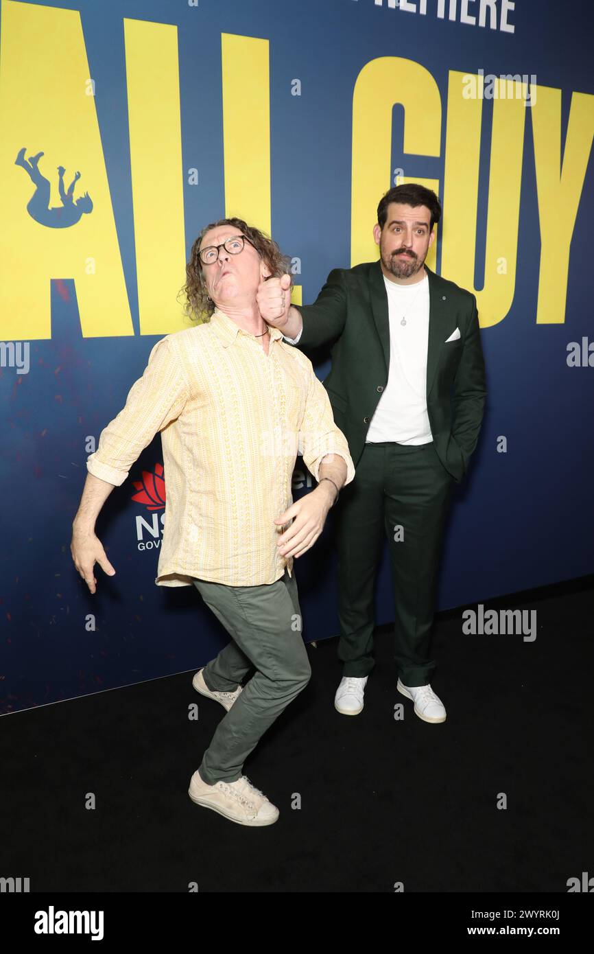 Sydney, Australia. 8th April 2024. David Collins (Ray) and Adam Dunn ...