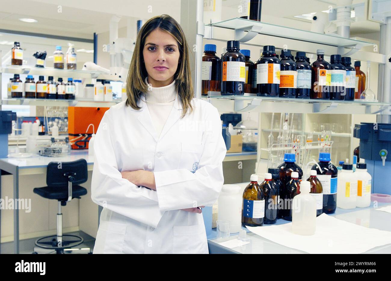 Chemical characterization laboratory Stock Photo - Alamy