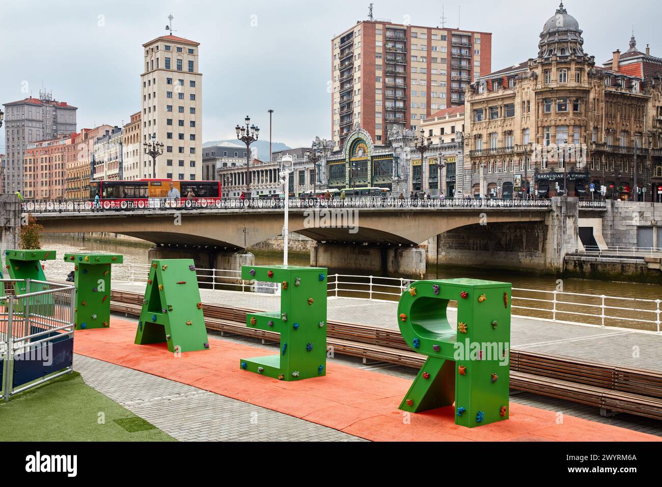 Areatzako Zubia, Areatzako Pasealekua, Ria del Nervión, Bilbao, Bizkaia ...