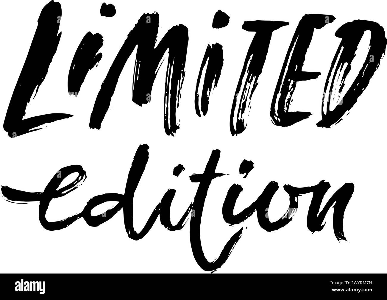 Limited edition font hi-res stock photography and images - Alamy