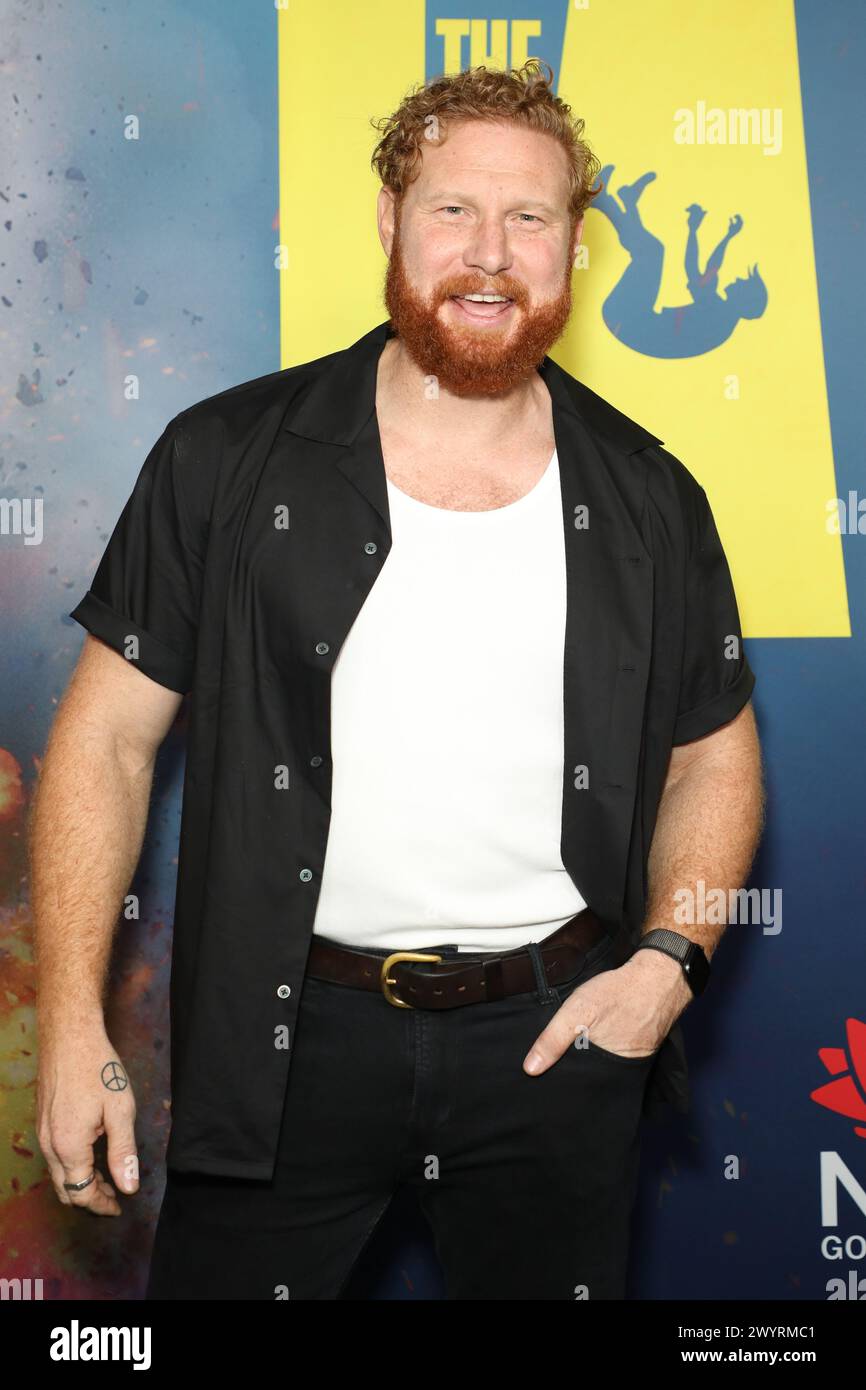 Sydney, Australia. 8th April 2024. Ben Knight arrives on the red carpet for the Australian ...