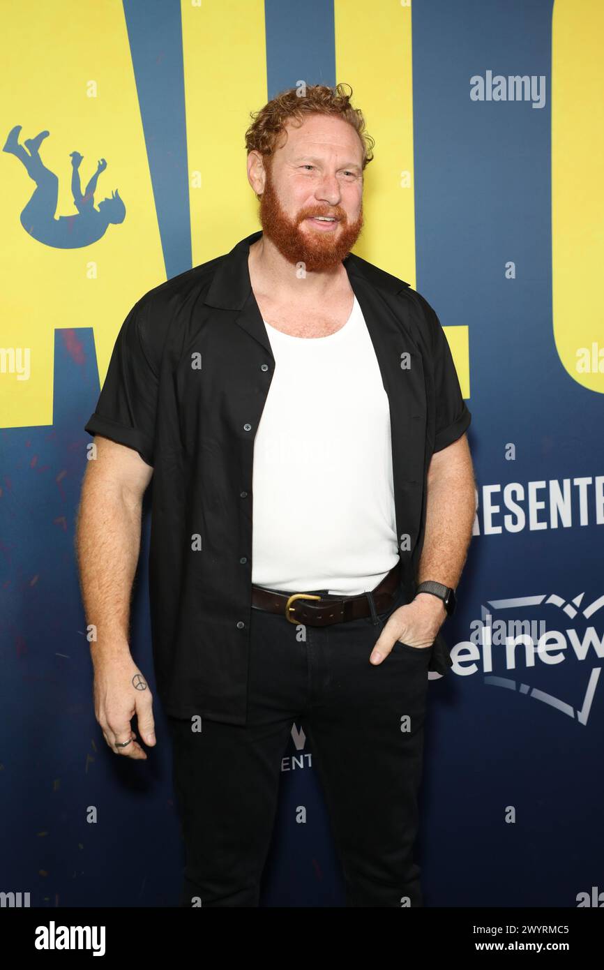 Sydney, Australia. 8th April 2024. Ben Knight arrives on the red carpet ...