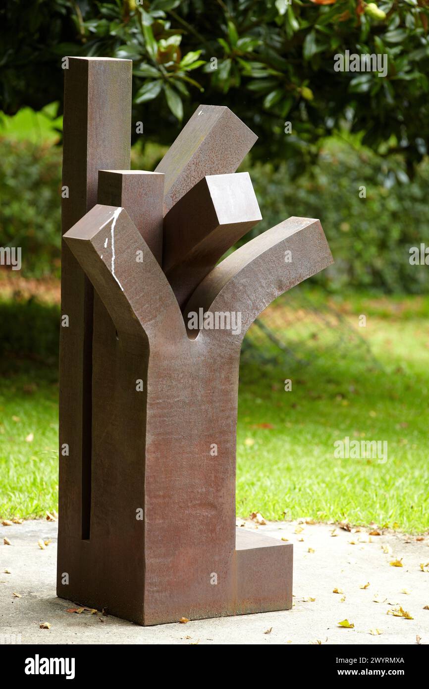 Sculptures of Eduardo Chillida, Chillida Leku Museum, Hernani, Near of ...