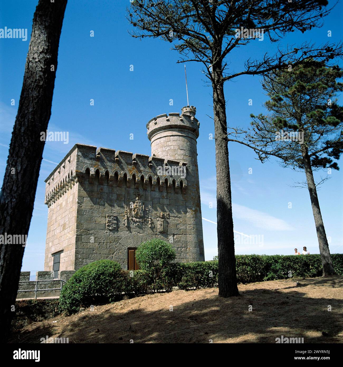 Torre del Príncipe (Prince´s Tower). Monte Real Castle. Bayona ...