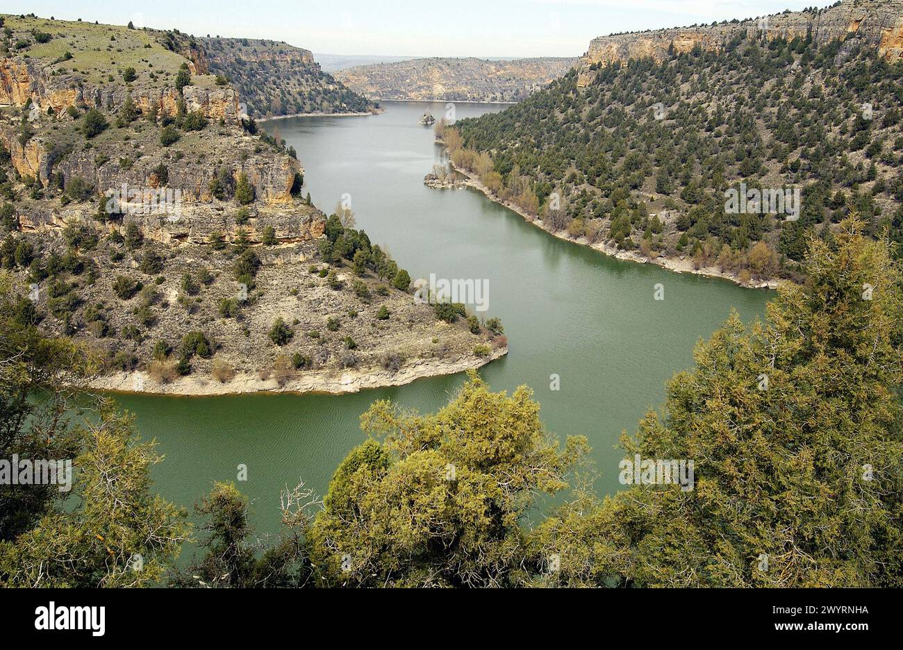 Hoces del Duratón Natural Park. Segovia province, Spain Stock Photo - Alamy