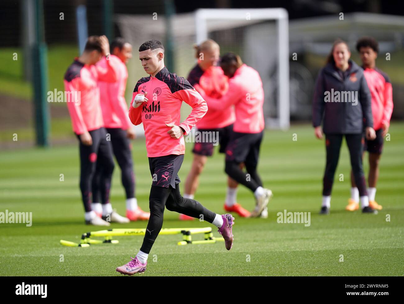 Manchester City's Phil Foden during a training session at the City ...