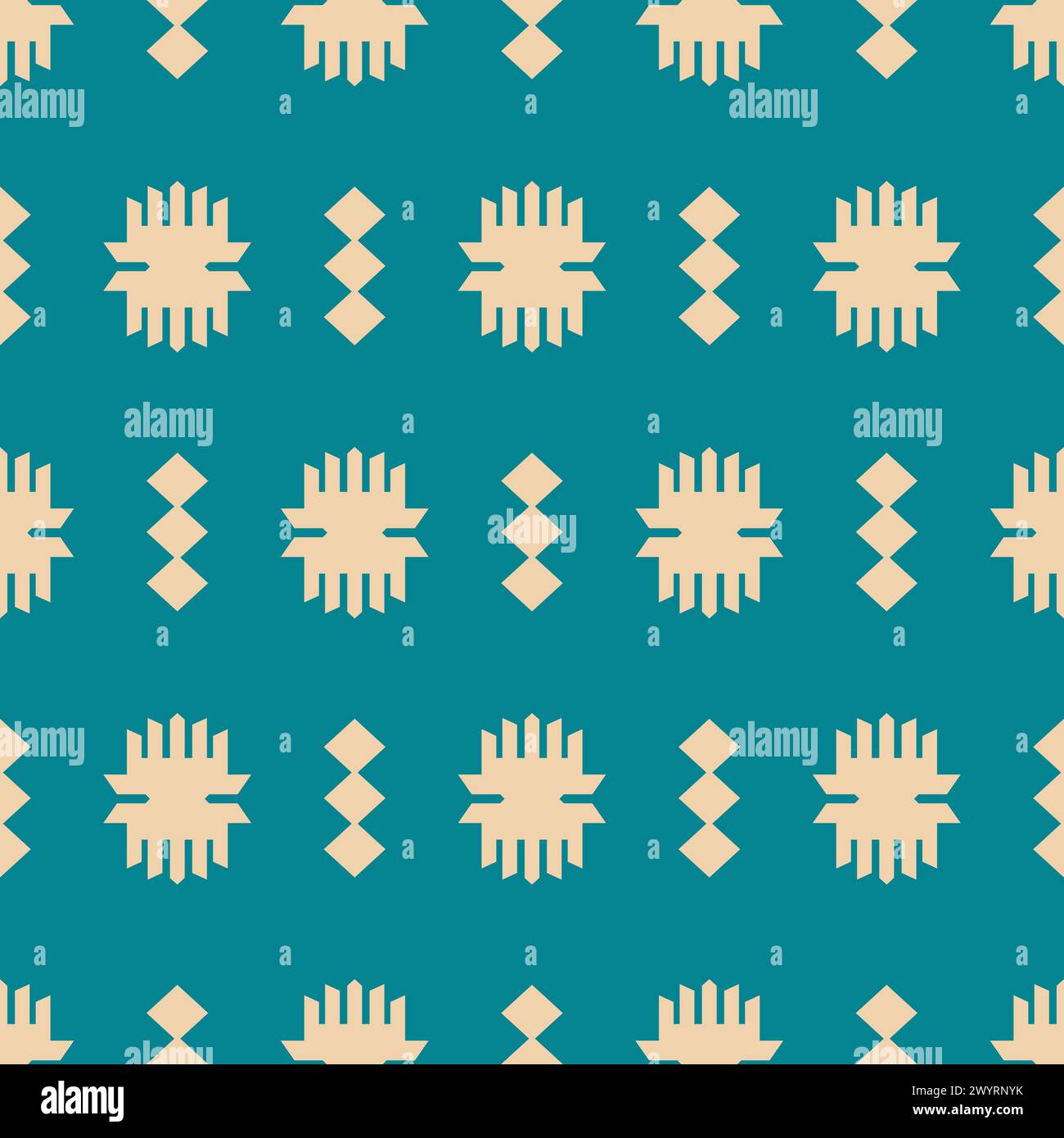 Tribal Southwestern Navajo Quilt Seamless Pattern Stock Vector Image ...