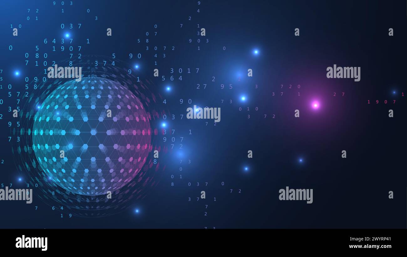 Global network connection. Global business. Social network communication. Internet technology ...