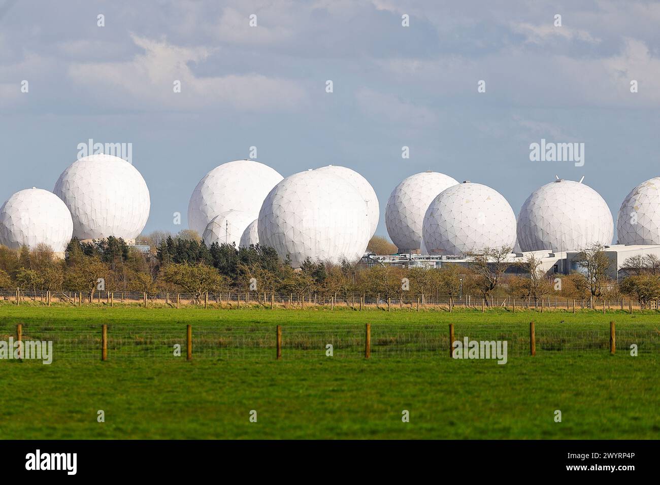 RAF Menwith Hill Listening Station near Harrogate, North Yorkshire,UK ...