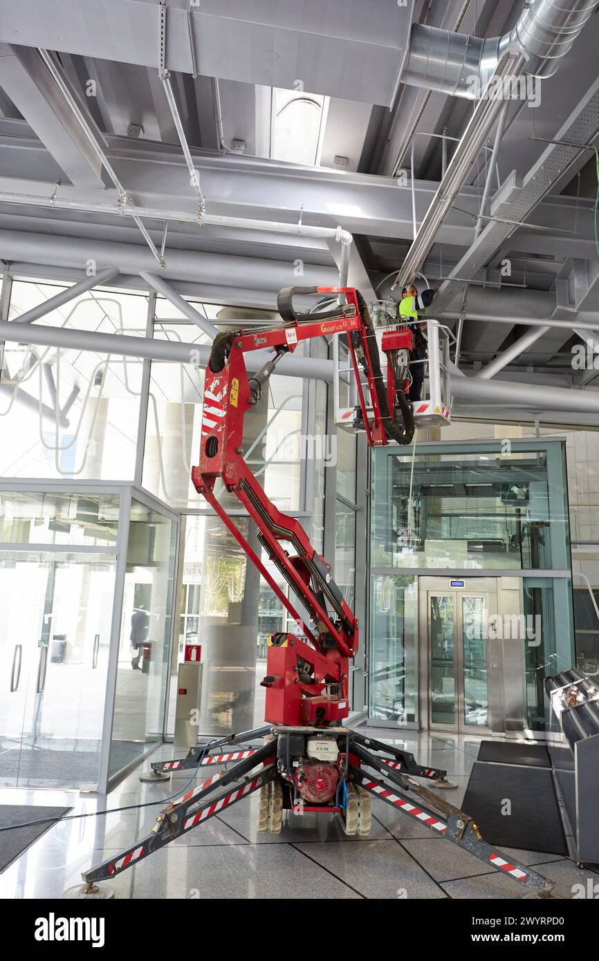 Maintenance work. Palacio Euskalduna. Euskalduna Conference Centre and ...