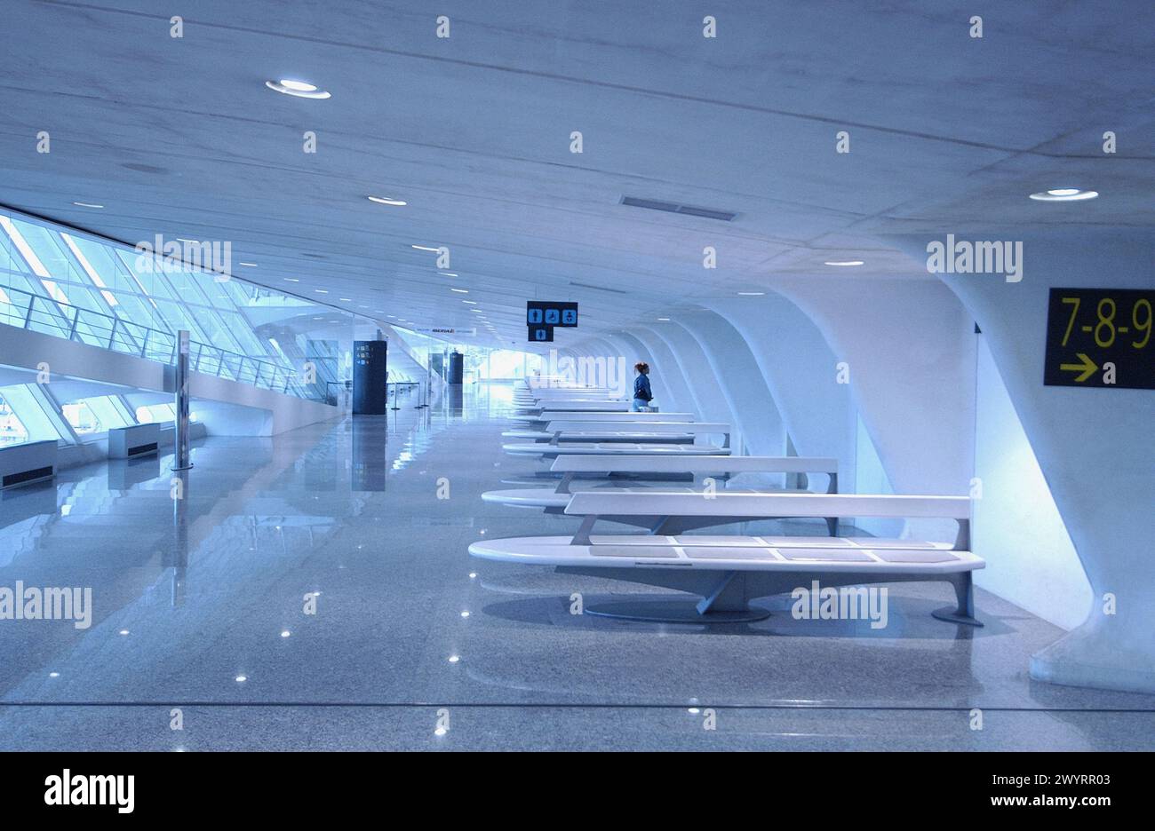 Airport of Bilbao by Santiago Calatrava. Biscay. Euskadi, Spain Stock ...