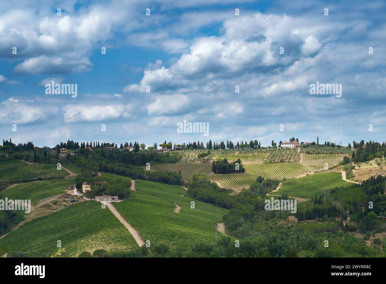 Chianti strada hi-res stock photography and images - Alamy