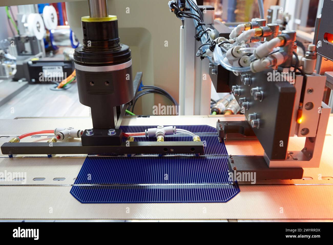 Equipment manufacturing photovoltaic cell strings. For joining and ...