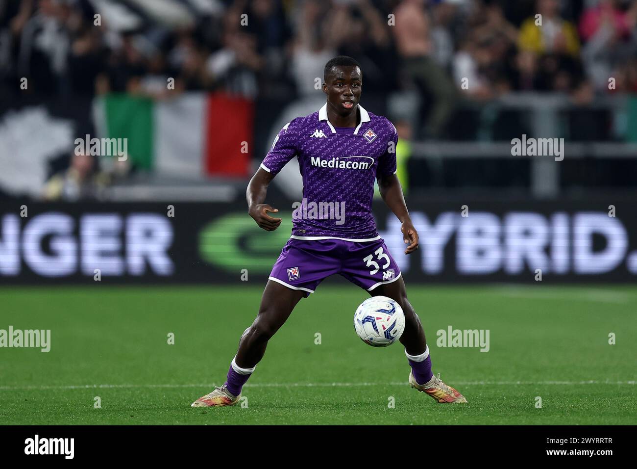 Torino, Italy. 07th Apr, 2024. Michael Kayode of Acf Fiorentina in ...