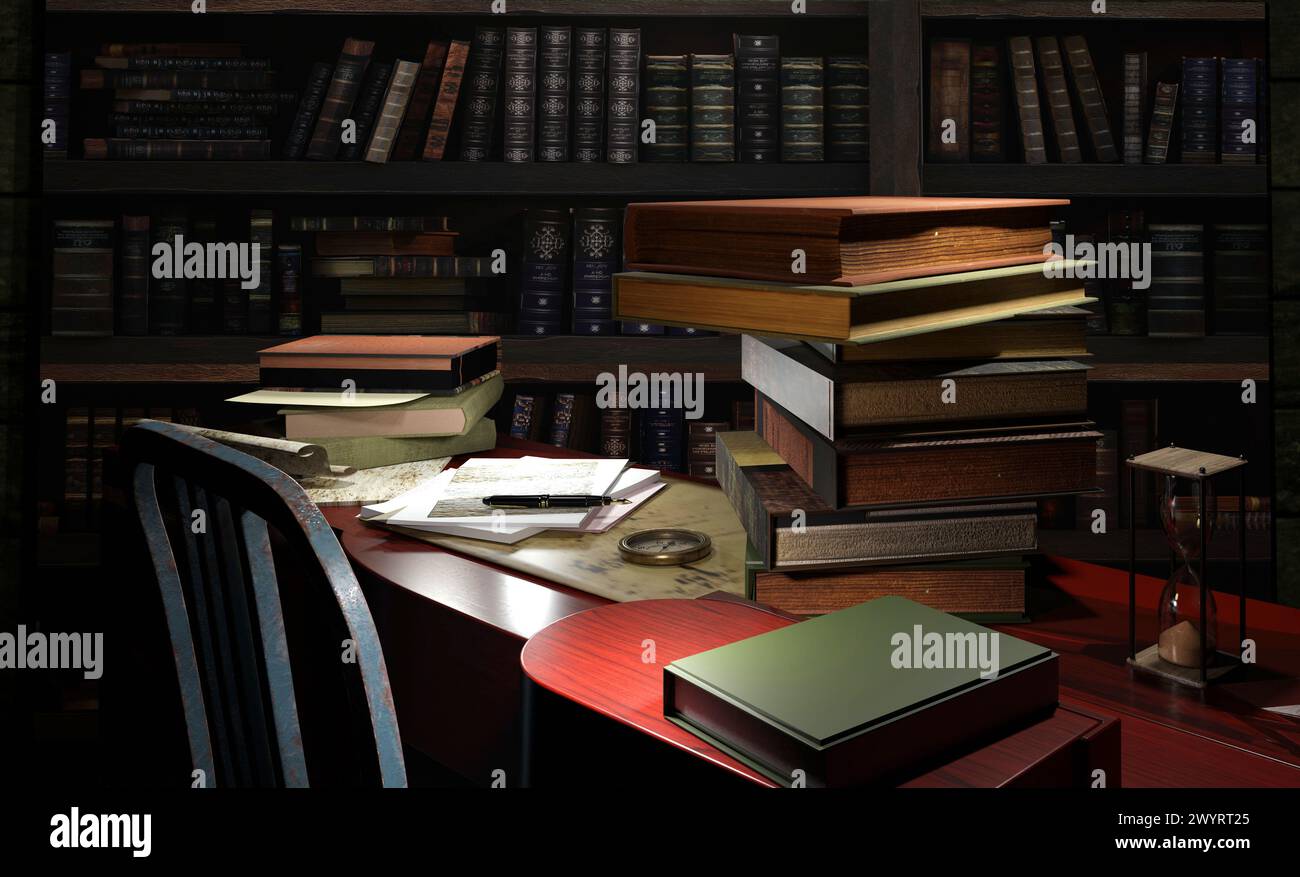 3d book art hi-res stock photography and images - Alamy