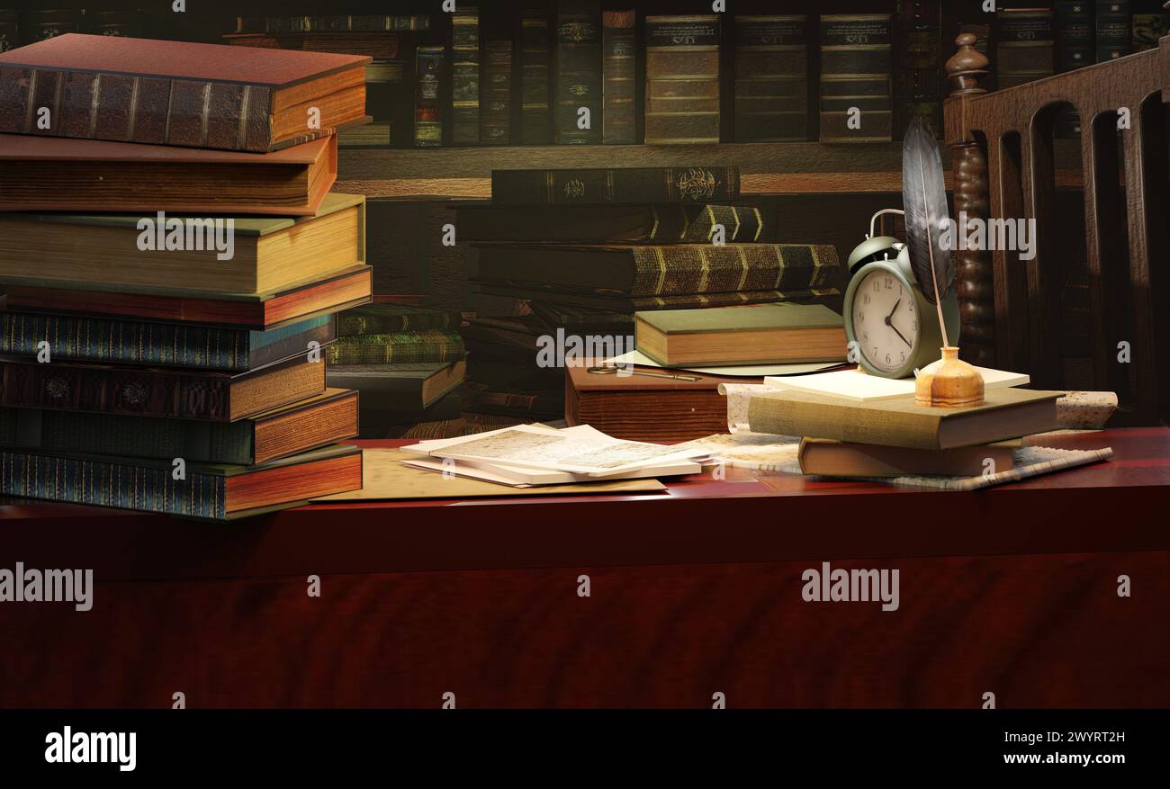 3d book art hi-res stock photography and images - Alamy