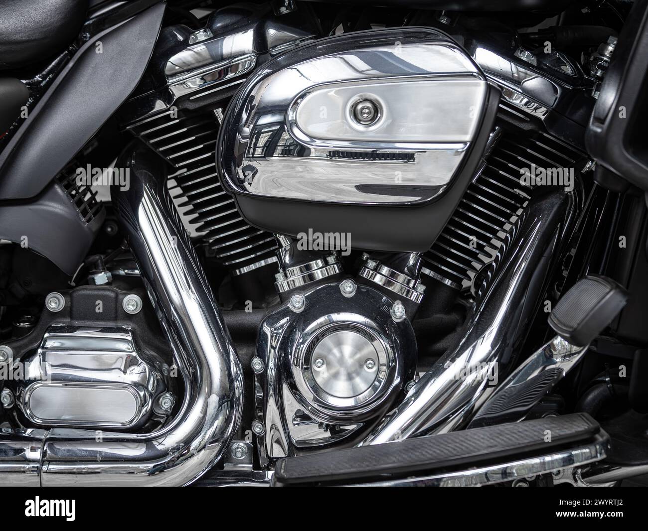 New motorcycle engine block. Metallic Machined Gear. Old gear Stock ...