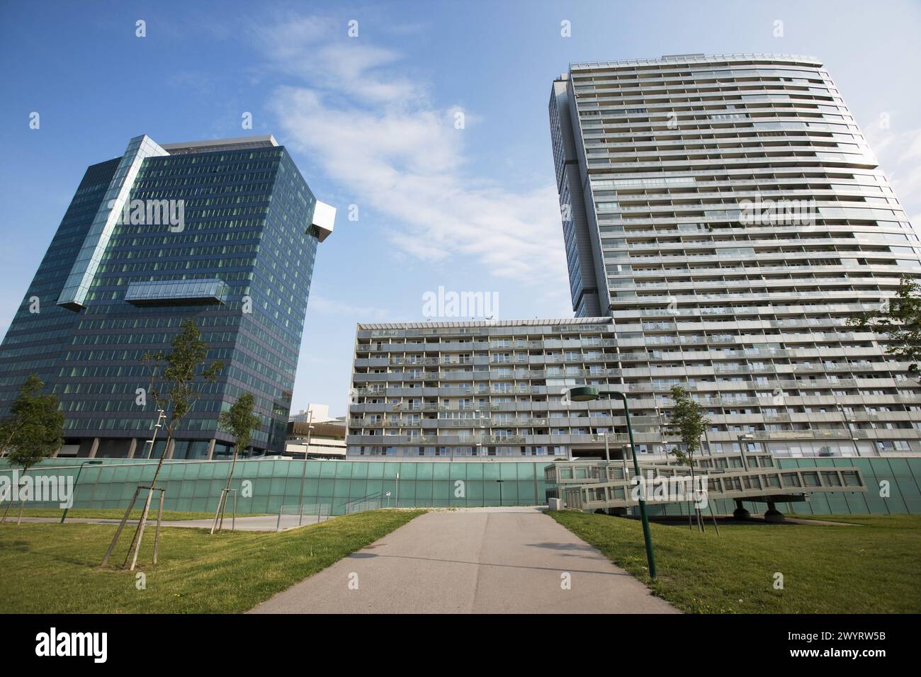 Vienna International Centre (VIC) aka UNO City, campus and building ...