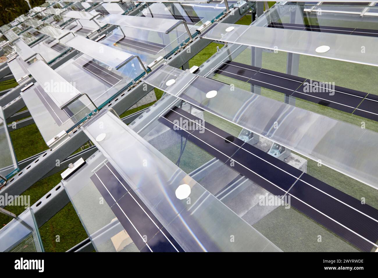 Solar panel prototypes Stock Photo - Alamy