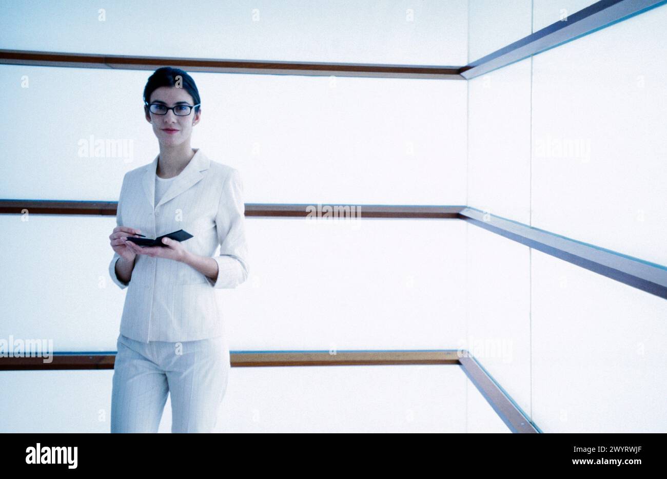 Female executive facing computer hi-res stock photography and images ...