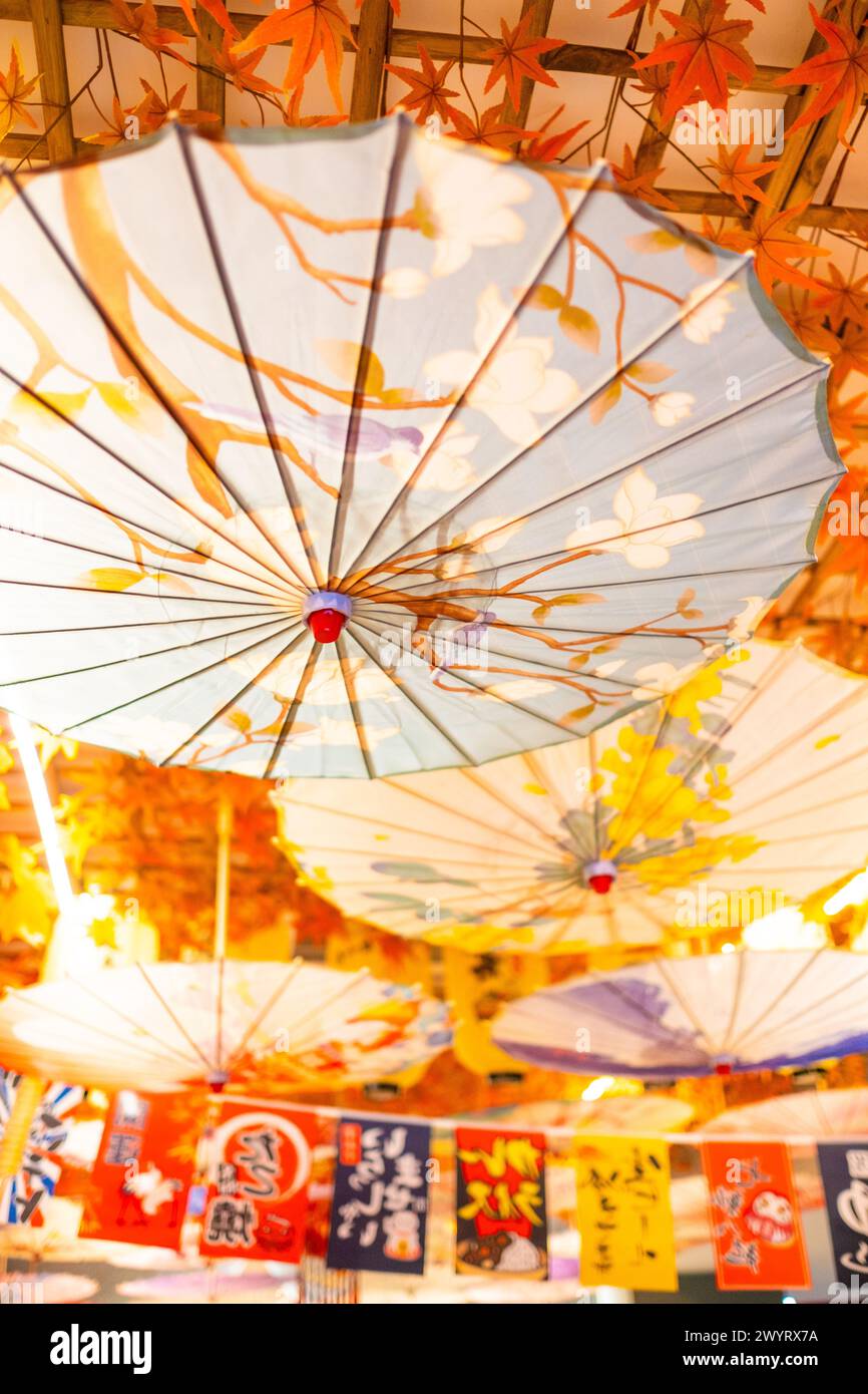 A composition based on four very colourful and warm Asian designs ...