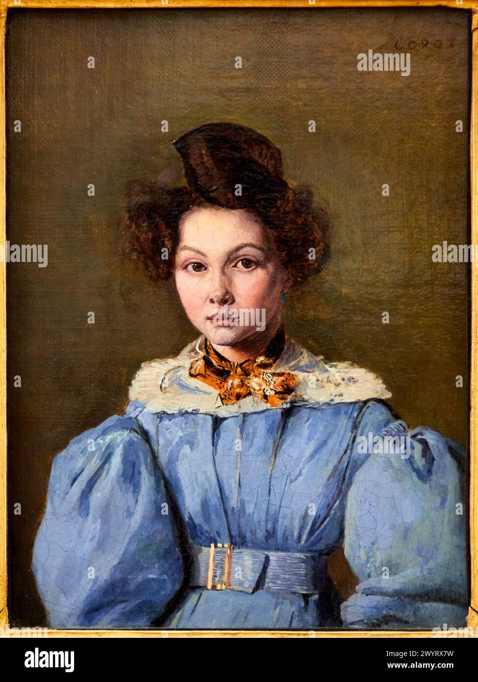 "Portrait of Laure Sennegon, the artist's niece", 1831, Camille Corot, 1796-1875, Musée du ...