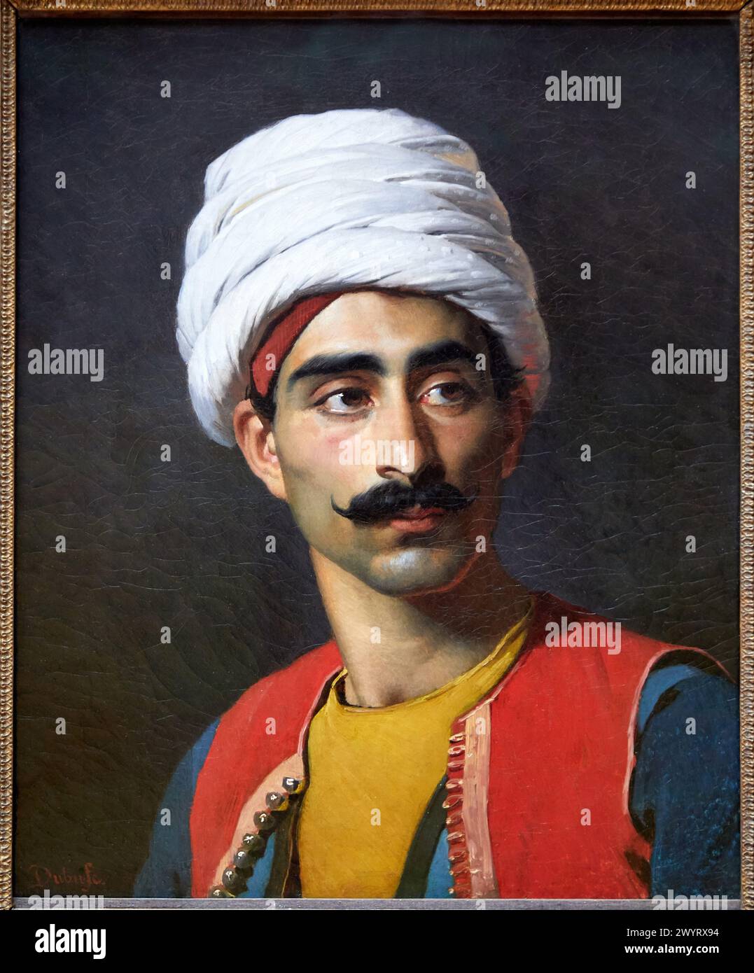 Keeper of the giraffe given to king charles x hi-res stock photography ...