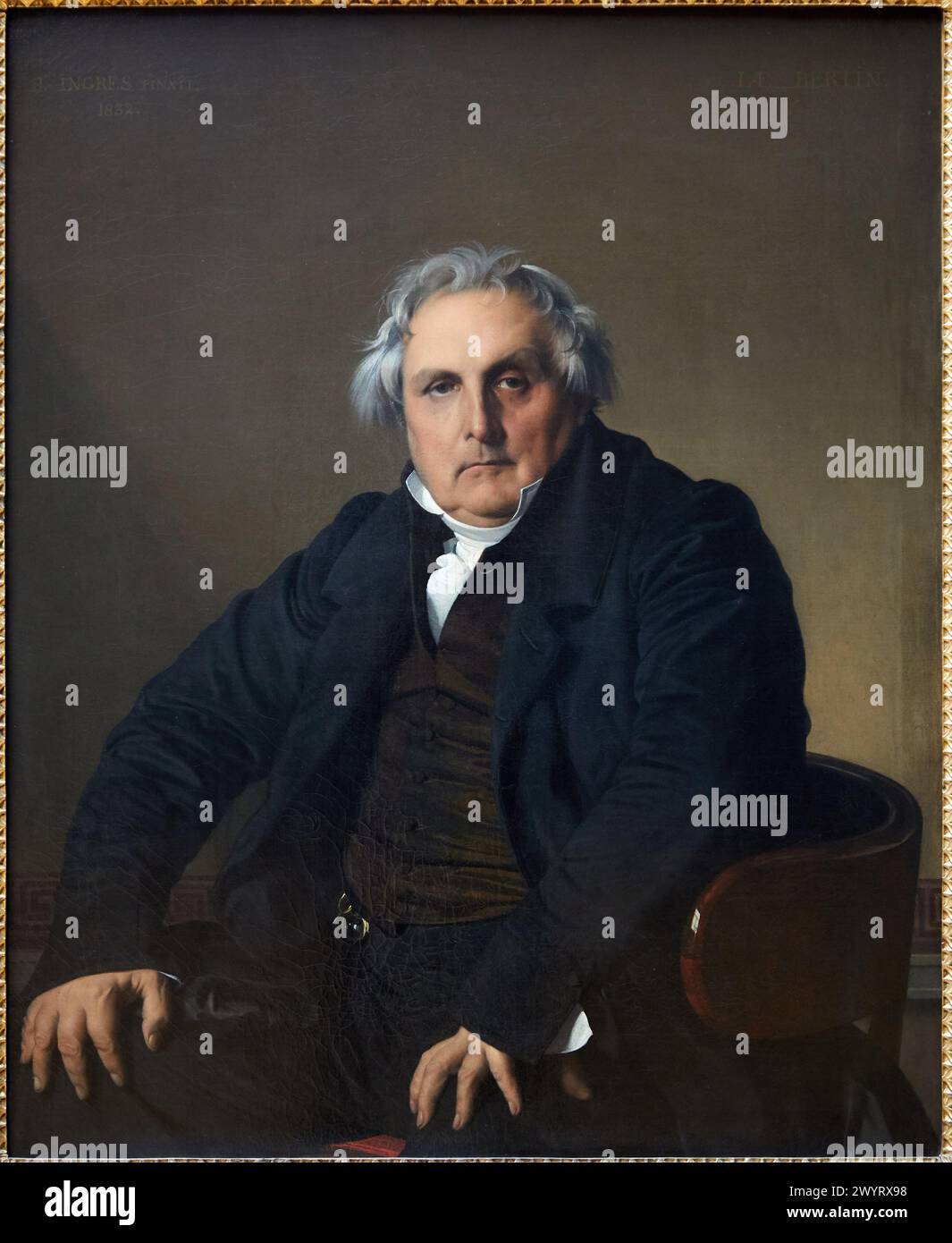 "Louis-François Bertin" also known as "Bertin the Elder", 1832, Jean ...