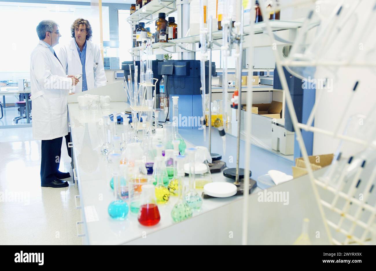 Chemical characterization laboratory Stock Photo - Alamy