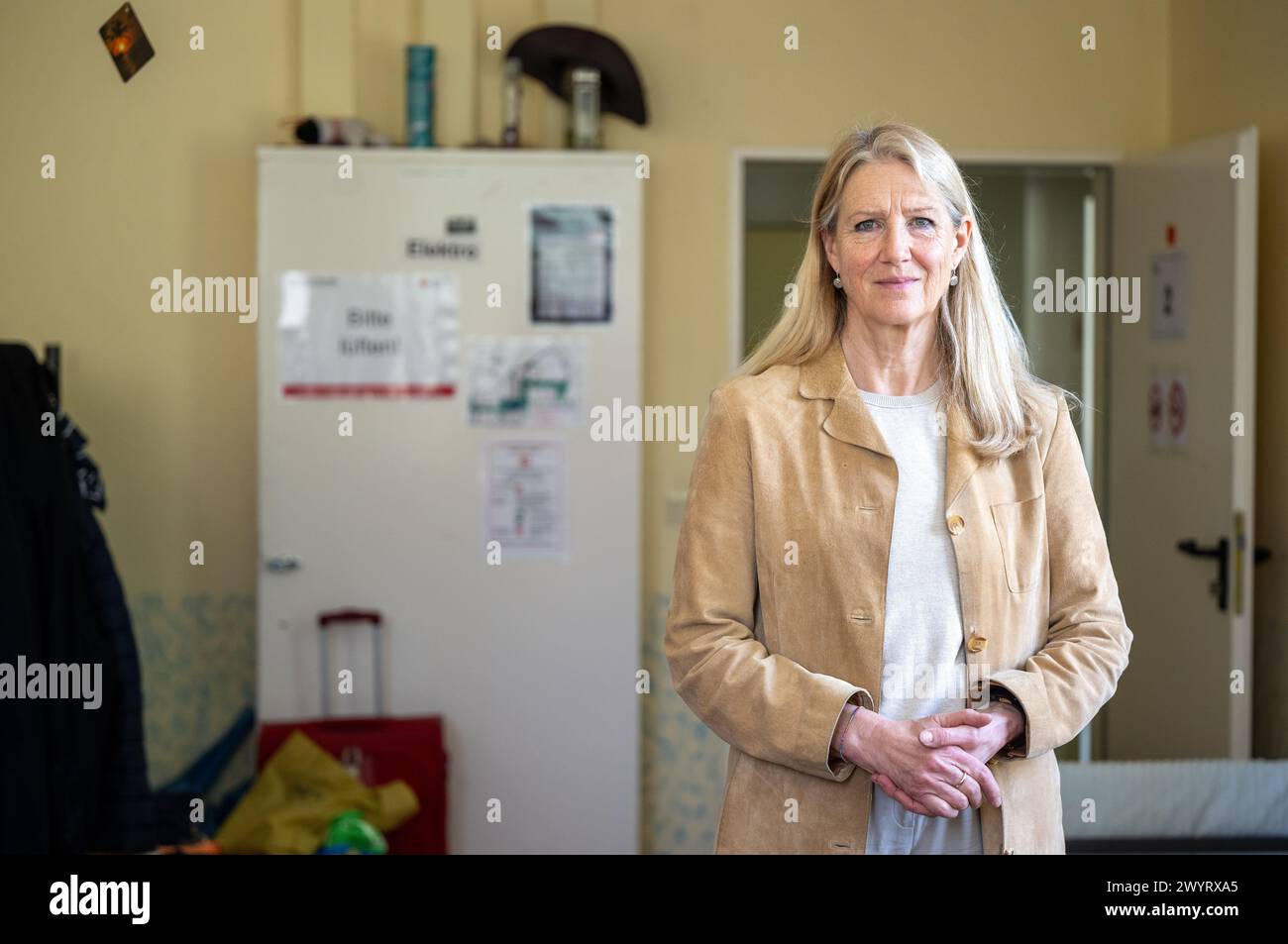 Berlin, Germany. 08th Apr, 2024. Andrea Asch, Diakonie board member ...