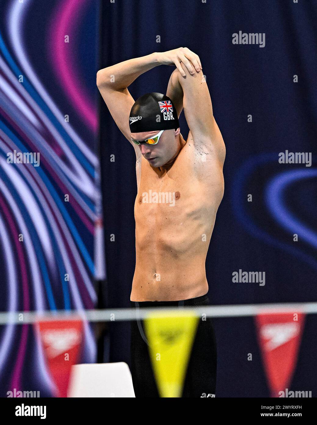 LONDON, UNITED KINGDOM. 07 April, 2024. Cameron Brooker (right) and ...