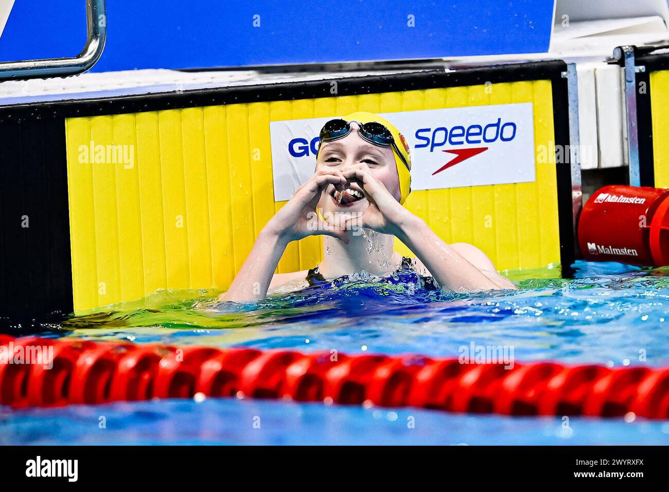 LONDON, UNITED KINGDOM. 07 April, 2024. Amelie Blocksidge (right ...